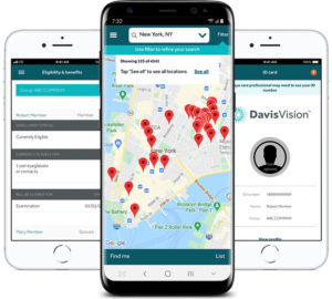 Mobile app for Davis Vision